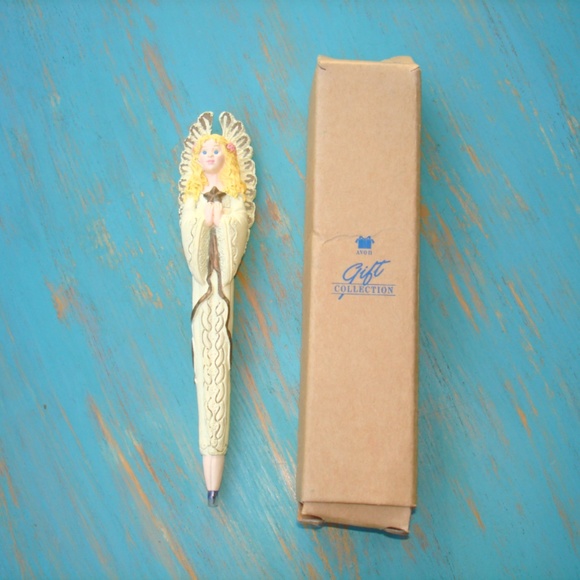Avon | Accessories | Angel Pen Vintage Avon Collectible In Original Box ...